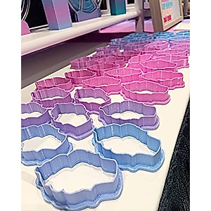 Cookiecad Unicorn, Rainbow PLA Filament, Blue to Purple to Pink Rainbow Transition, PLA 3D Printer Filament 1.75mm 1kg