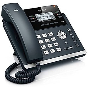 Yealink Ultra-Elegant IP Phone SIP-T41P PoE, Power Supply Not Included (Renewed)