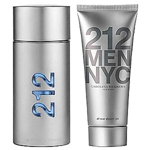 Carolina Herrera 212 2 Piece Men Gift Set, 3.4 Ounce