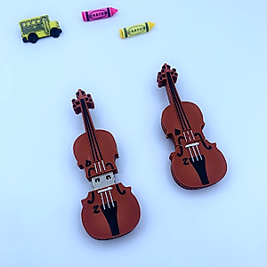 Fun Flash Drive - Cool USB Drive 16GB - Wedding USB - Violin USB Drive 16GB (Walnut Violin)