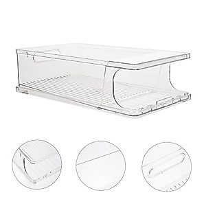 Zerodeko 2pcs Beer Can Holder Soda Can Dispenser Soda Can Storage Rack Wine Bottle Stacker Plastic Organizers Plastic Storage Boxes Plastic Food Tray Kitchen Gadget Drink Storage Rack Fruit