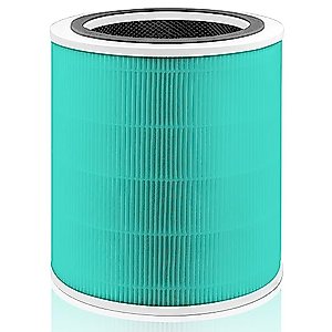 Core 400S Replacement Filter for LEVOIT Core 400S Smart WiFi Air Purifier, 3-in-1 H13 True HEPA Filter Replacement, Core 400S-RF-TX (LRF-C401-GUS), 1 Pack, Green