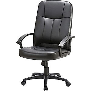 Lorell Executive Chair, High-Back, Black