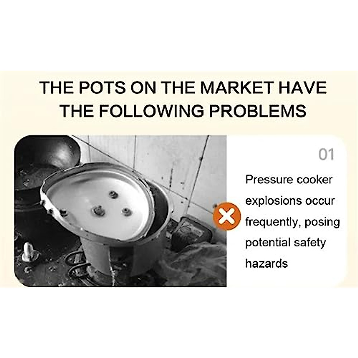 Multifunctional Plumpy Non-stick Micro Pressure Pot, 8L Pumpkin Non-stick Saucepan Coated with Healthy Medical Stone, Steam Boil Bleach Fry Integrated Miniature Pressure Cooker for Cooking (Orange)