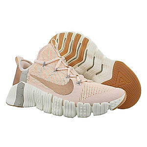 Nike Free Metcon 3 Womens Shoes Size 7.5, Color: Guava Ice/Metallic Red