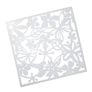 LIFKOME 12pcs Hanging Decorative Panel Hanging Decorative Screens Room Division Panels Hanging Partition Screen Hanging Divider Screen Fashion Decorate Cut Off Hanging Screen White