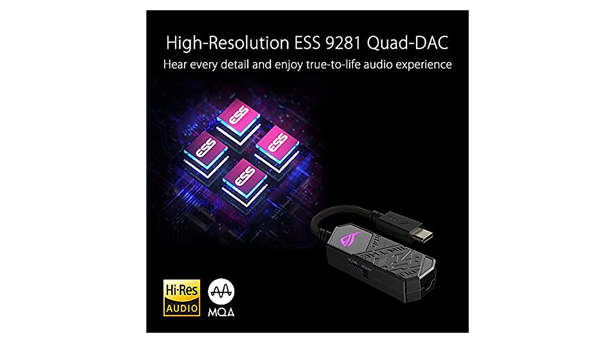 ASUS ROG Clavis USB-C Gaming DAC - Premium Audio Upgrade