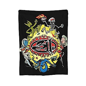 STYLOPUNK 311 Band Throw Blankets Lightweight Flannel Blankets Funny Fleece Bed Blanket All Seasons 80"X60"