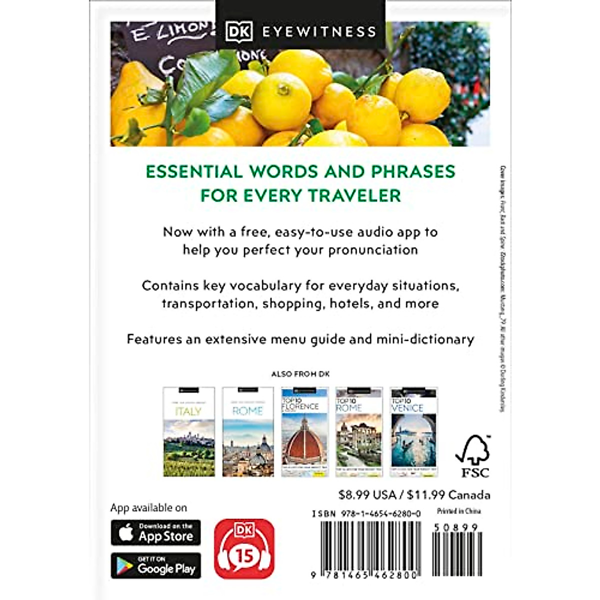 Eyewitness Travel Phrase Book Italian (EW Travel Guide Phrase Books)