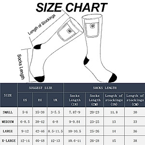 Heated Socks for Women Men,Foot Warmers Electric Rechargable Battery Heating Socks,Winter Cold Feet Hunting Ski Camping Hiking Riding Motorcycle Snowboating Thermal Warm Socks