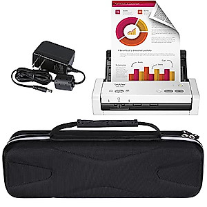 Mchoi Shockproof Carrying Case Compatible with Brother ADS-1700W / ADS-1250W / ADS-1200 / RADS1200 Wireless Compact Desktop Scanner, Case Only