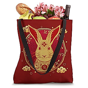 Lucky Red Envelope Happy New Year 2023 Year Of The Rabbit Tote Bag