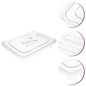 LIFKOME Cupcake Stand Plastic Catering Trays with Lids Chafing Dish Buffet Set Clear Food Display Box Bakery Pan Display Case Organizer for Business Buffet Tray Food Container Food Containers