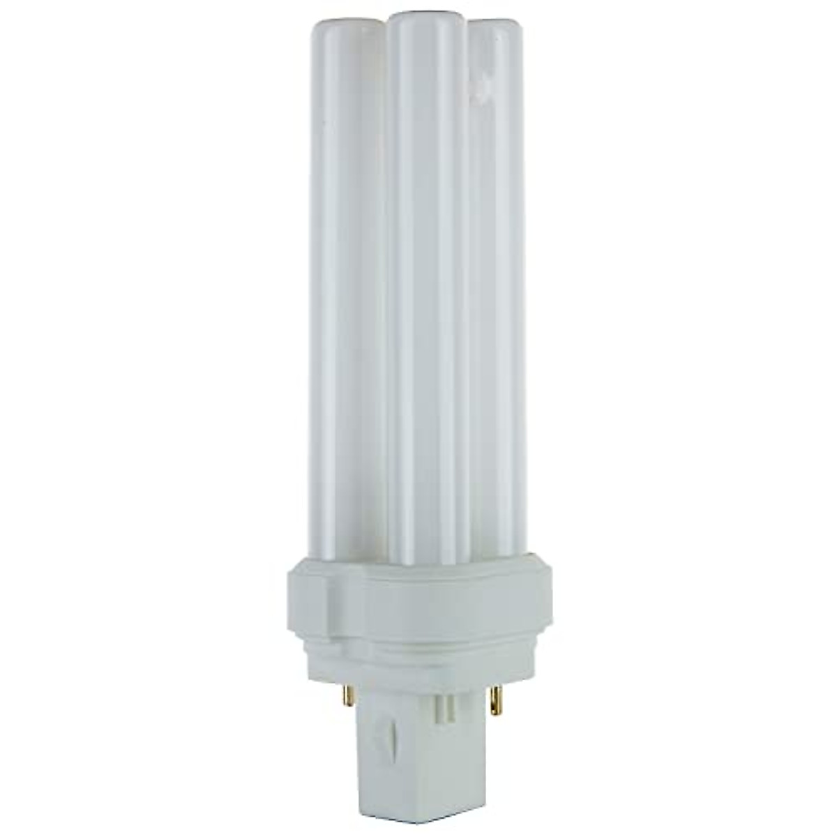 Sunlite FDL28 Fluorescent Quad Tube Plug-in Bulb, 28 Watt, 10,000 Hour Life Span, GX32D-3 Base, 1350 Lumens, for Fluorescent Ceiling Fixtures, Lamps, 5000K Daylight, 1 Pack