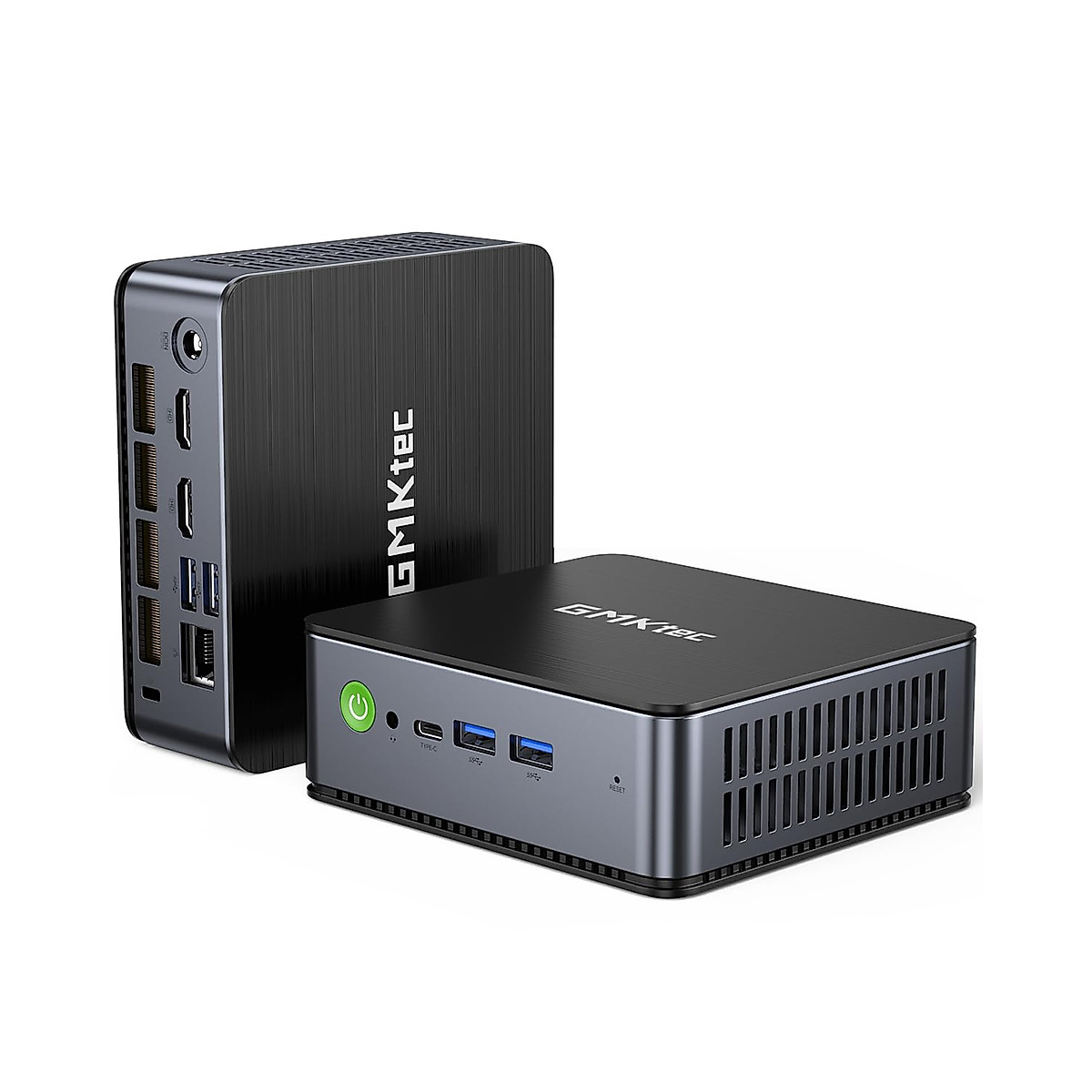 GMKtec K1 Mini Powerhouse Gaming Computer AMD Ryzen 7 6800H (8C/16T, 4.70Ghz), Mini Gaming PC 16GB DDR5+512GB M.2 2280 PCle SSD AMD Radeon 680M, Windows 11 Pro, WiFi 6, BT 5.2, DP, RJ45 2.5G