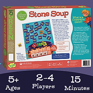 Peaceable Kingdom Stone Soup Cooperative Memory Board Game for Kids