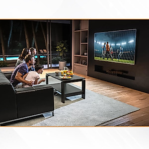 Ultra Slim Tilt TV Wall Mount Bracket for TCL 55" Class 5-Series 4K UHD QLED Dolby Vision HDR Smart ROKU TV - 55T555-55T555 - Low Profile 1.7" from Wall, 12° Tilt Angle, Easy Install