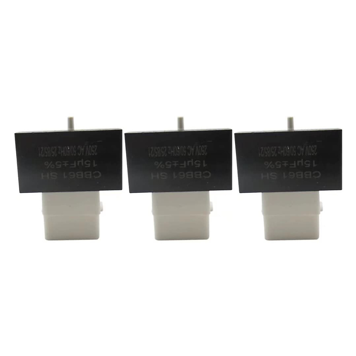 3PCS W10613606 Refrigerator Compressor Start Relay and Capacitor Compatible with Kenmore, Whirlpool, Admiral, Amana, Caloric, Crosley, Inglis, Jenn Air, Magic Chef Refrigerator