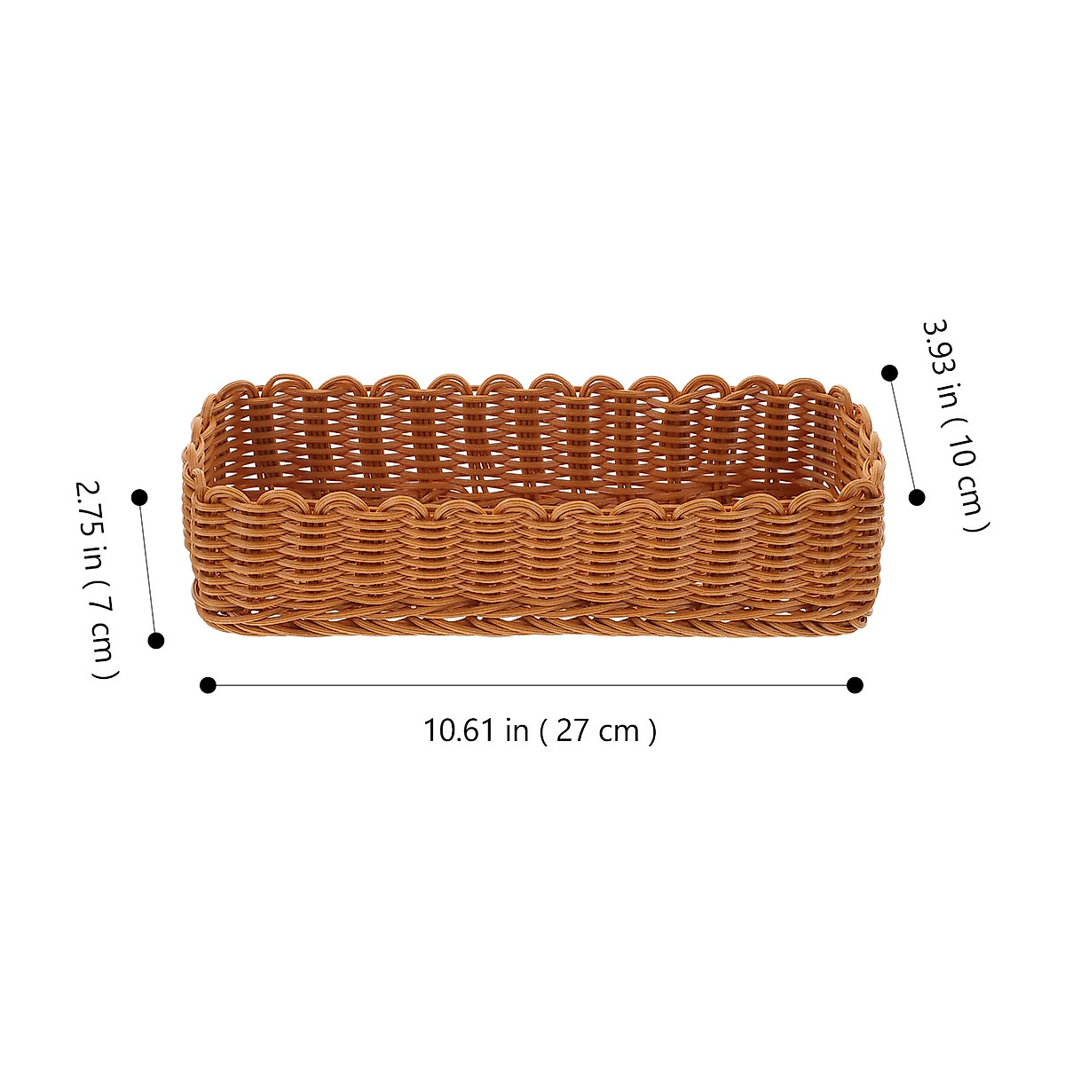 Kichvoe Seasoning Jar Storage Box Rustic Touch Elegance Room Decorations Housewares Woven Storage Basket Cutlery Storage Desktop Tableware Cutlery Rack Cutlery Basket Drain Basket Plastic