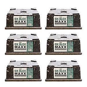 OX BLOX MAXX (6-Pack), RV Jack Block for 9" Round Feet | 5th Wheel Camper Blocks for Stabilizers and Tongue Jack | 9" and Smaller Jack feet nest securely Within ridges | 6 Blocks