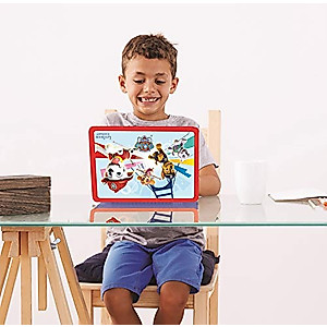 LEXiBOOK JC598PAi4 Paw Patrol-Educational and Bilingual Laptop Portuguese/English-Toy for Child Kid (Boys & Girls) 124 Activities, Learn Play Games and Music with Chase Marshall-Red/Blue