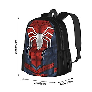 Casual Anime Backpack for Men Women 3D Printed Cartoon Laptop Bags Large 17 Inch Camping Travel Hiking Waterproof Backpack