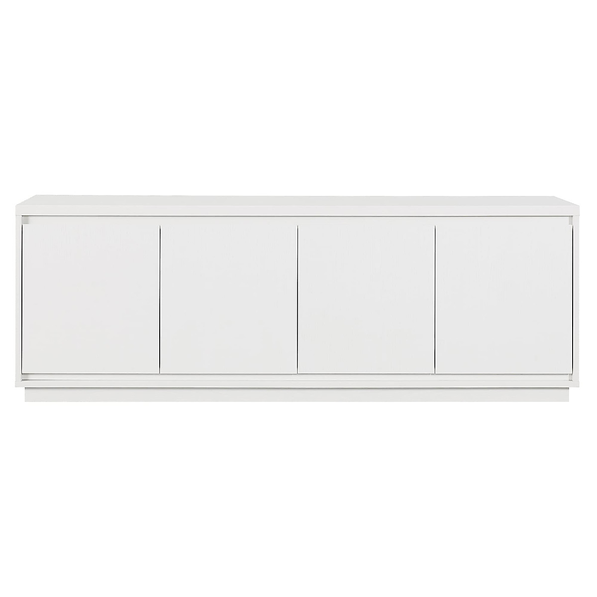 Henn&Hart Presque TV Stand, 68" Wide, White