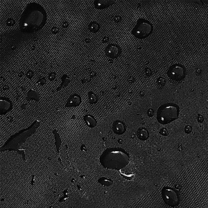 BOSKING Universal Wood Chipper Shredder Mulcher Cover Waterproof Dustproof Electric Leaf Mulcher Cover Black Wood Chipper Protective Cover