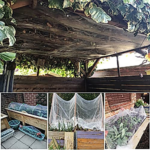 Garden Netting 4ftx10ft Mosquito Netting, Plant Covers Netting for Plant Protecting/Vegetable/Flowers Garden Netting Pest Barrier