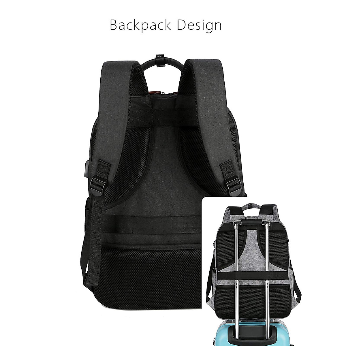 V-COOOL Breast Pump Backpack Spectra, Tote Bag with 15.6 Inch Laptop and Breast Pump Parts Bag,Breast Pump Cleaning Wipes, Pumping Bag Wet/Dry Bag