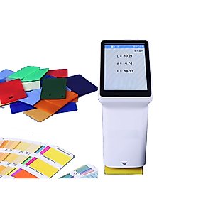 VTSYIQI Digital Colorimeter Lab Colorimeters Color Measurement Instrument with D/8°Optical Geometry 3.5 Inch IPS Color Touch Screen QC Mode for Coating Ceramic Plastic Paint Color Comparison Test