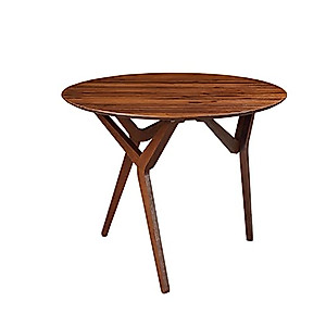 Boraam Sydney Adjustable Table [Chestnut Wire-Brush]