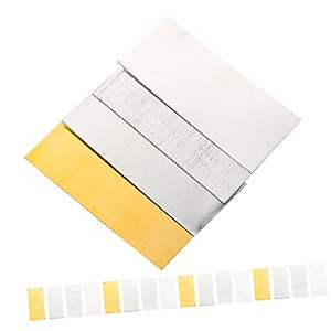 ULTECHNOVO 2sets Fruit Battery Science Battery Anode for Zinc Plating Electrode Strip for Electroplating Anode for Zinc Electroplating Electrode Materials Zinc Anode Electrode Strips 16pcs*2