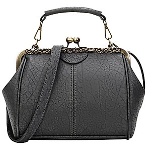 Donalworld Women Retro Hollow out PU Leather Handbag L Fbg