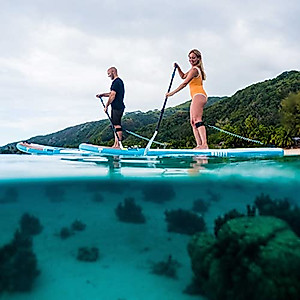 TAHE 10'6 Breeze Performer AIR Premium Inflatable SUP Paddleboard Package Complete with Paddle and Leash