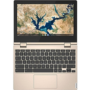 Lenovo Chromebook C340 2-in-1-11.6" HD Touchscreen - Celeron N4000-4GB - 64GB eMMC - Gold (Renewed)
