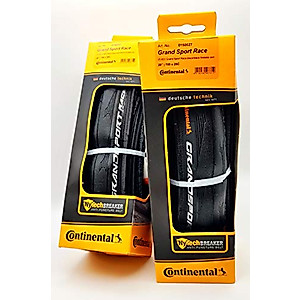 Continental Grand Sport Race All Rounder Bicycle 700x25 NyTechBreaker Folding Clincher - Pair (2 Tires)