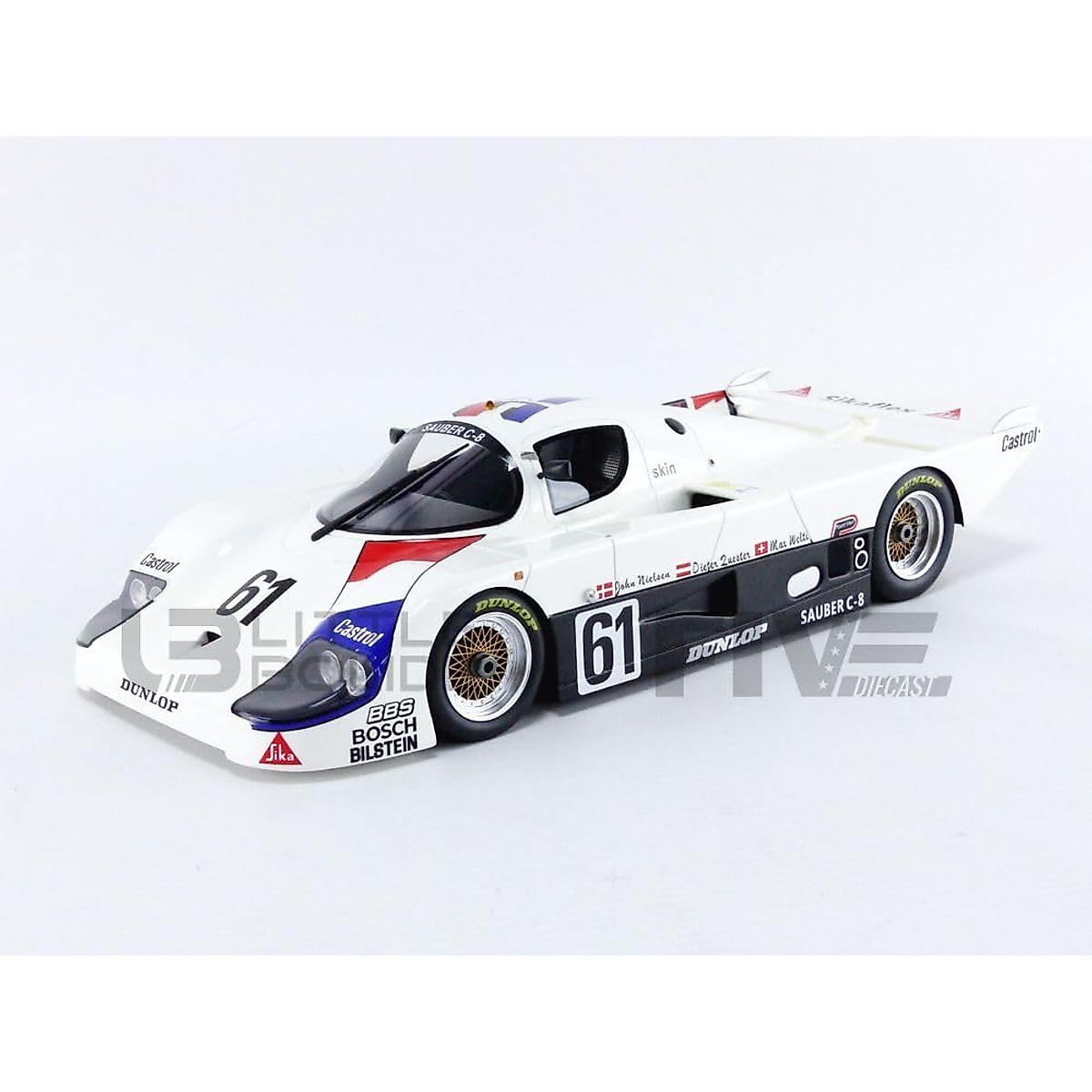 Tecnomodel Mythos - Collectible Model Car, TM18138A, White/Black