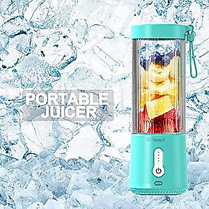 Smoothies Shake Blender with Powerful Blades, Personal Blender for Shakes and Smoothies, Portable Blender Mini Juicer for Kitchen Travel Gym Sports