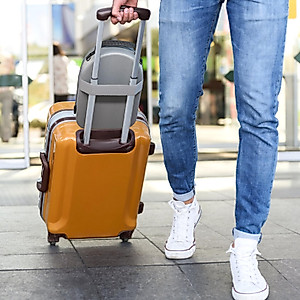 Livememory Hat Travel Case - Hard Hat Case for Baseball Caps Hat Carrier Case Rack for Travel & Home Storage - Protects up to 6 Hats - Light Grey