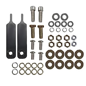 cciyu Rront and Rear Bumper with and Tire Carrier Compatible for 2007-2018 for Jeep Wrangler JK with D-ring, LED Strip Light and 4XLED Lights