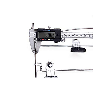 3 Quality Multi Pants Hangers, Space-Saving Multi-Bar Metal Pants Hangers, Stable with Non-Slip Foam Padding, Swivel Hook for 5 Jeans Each, Suit Pants, Scarves, Towels, Trousers (Skirt, 3)