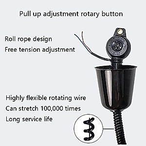 COTCLO Food Heat Lamp Convenient Adjustable Heat Lamp Restaurant or Home Food Service