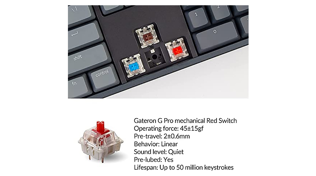 Keychron K10 RGB Mechanical Keyboard - Hot-Swappable & Bluetooth