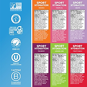 Nuun Sport Electrolyte Tablets for Proactive Hydration, Variety Pack, 6 Pack (60 Servings)