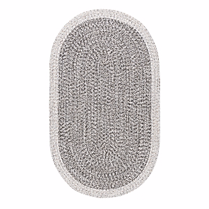 nuLOOM Indoor/Outdoor Braided Oralia Area Rug, 5' x 8' Oval, Grey