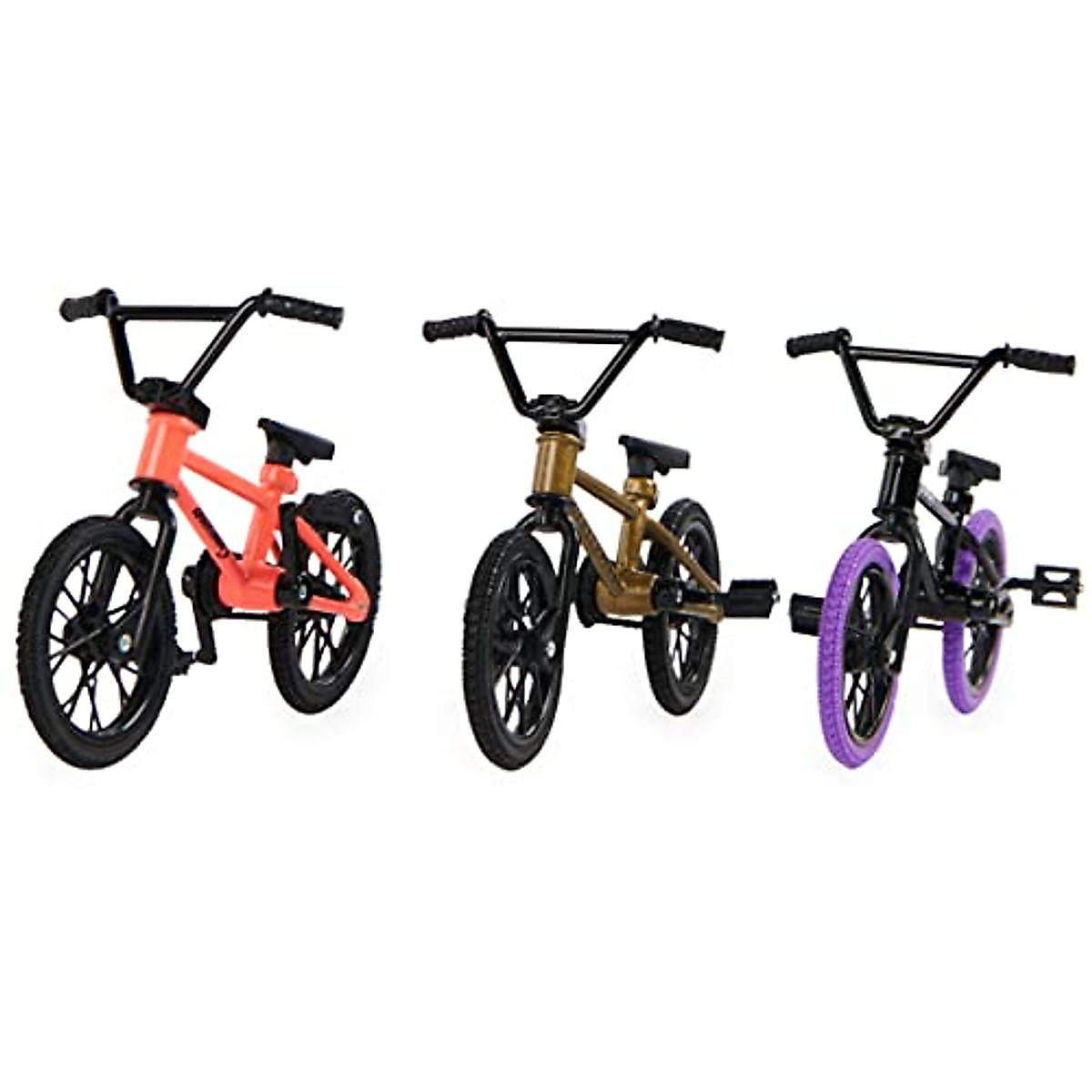 TECH DECK, BMX Finger Bike 3-Pack, Collectible and Customizable Mini BMX Bicycle Toys for Collectors, Kids Toys Ages 6 and Up (Amazon Exclusive)