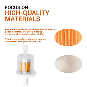 11013-7047 Air Filter with Fuel Filter For Kawasaki FR651V FR691V FR730V FS481V FS541V FS600V FS651V FS691V FS730V LG265 603059 4-Cycle Engine Lawn Mower