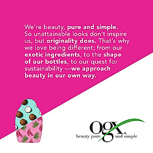 OGX Quenching + Coconut Curls Frizz-Defying Styling Milk, Nourishing Leave-In Hair Treatment with Coconut, Citrus Oil & Honey, Paraben-Free and Sulfated-Surfactants Free, 6 fl oz