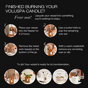 Voluspa Spiced Pumpkin Latte, 2 Wick Boxed Hearth Candle, 16.5 Ounce, 60 Hour Burn Time, All Natural Wicks and Coconut Wax for Clean Burning, Vegan, Poured in The USA